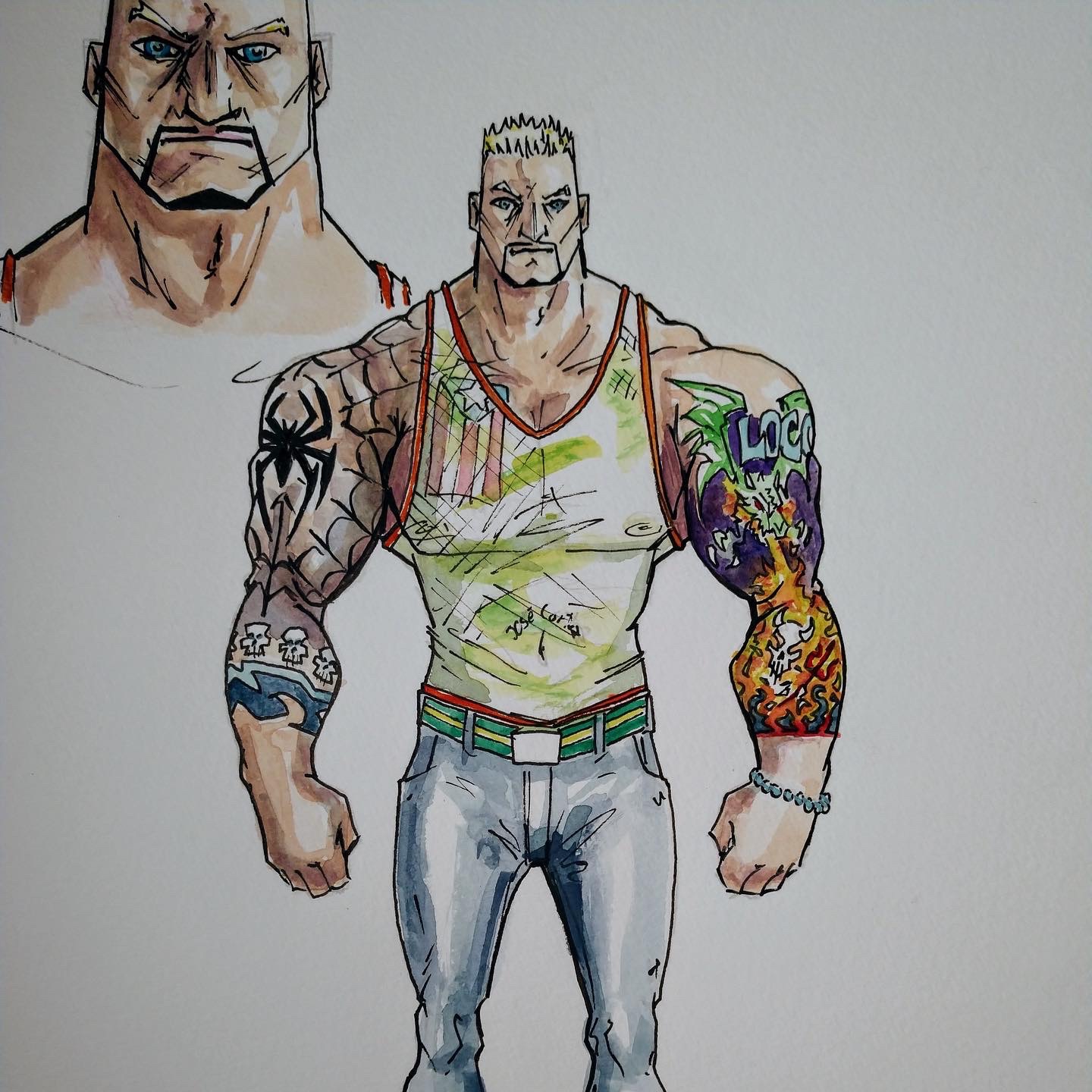 The First Sketches of Condrey’s Nemesis Revealed - Legacy Comix